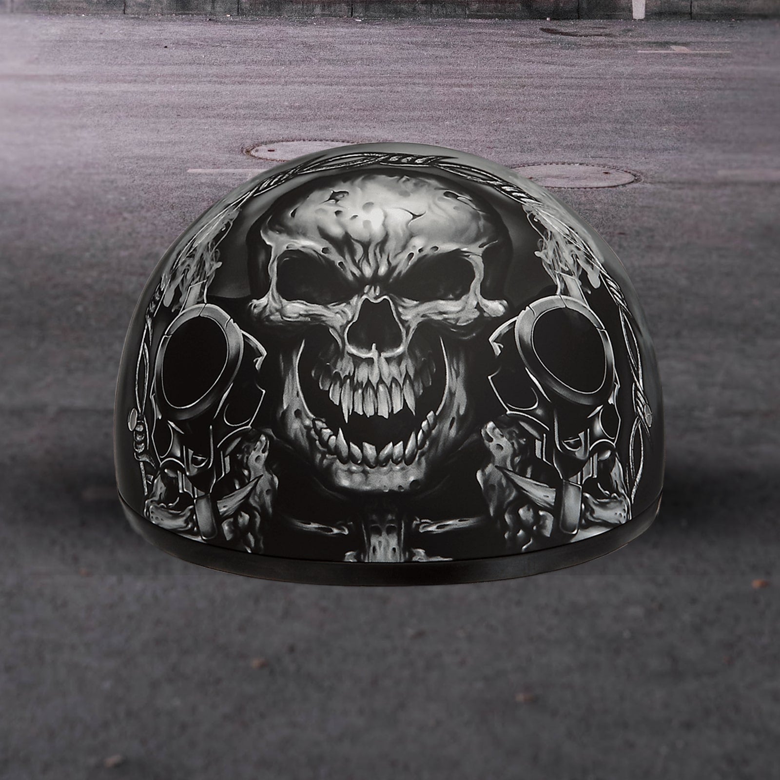 Daytona Motorcycle Skull Cap Helmet | American Legend Rider