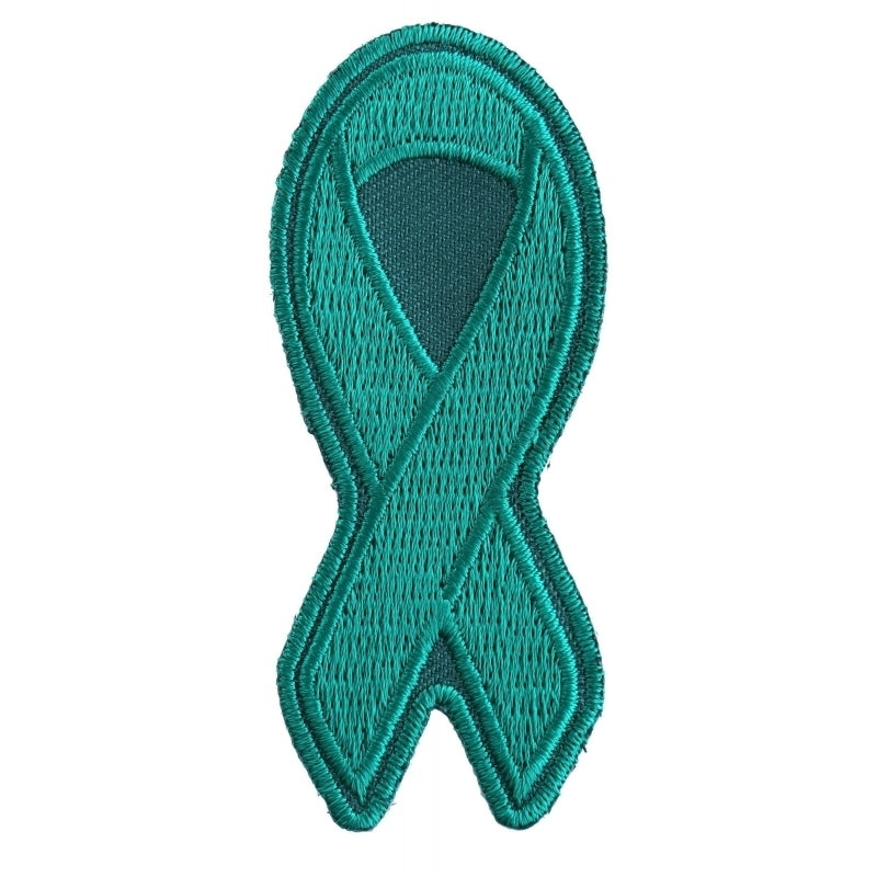 P3779 Teal PTSD Awareness Ribbon Patch – American Legend Rider