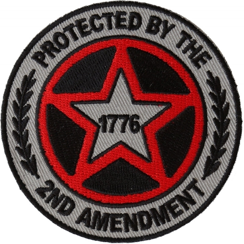 P6569 Protected by The 2nd Amendment 1776 Patch – American Legend Rider