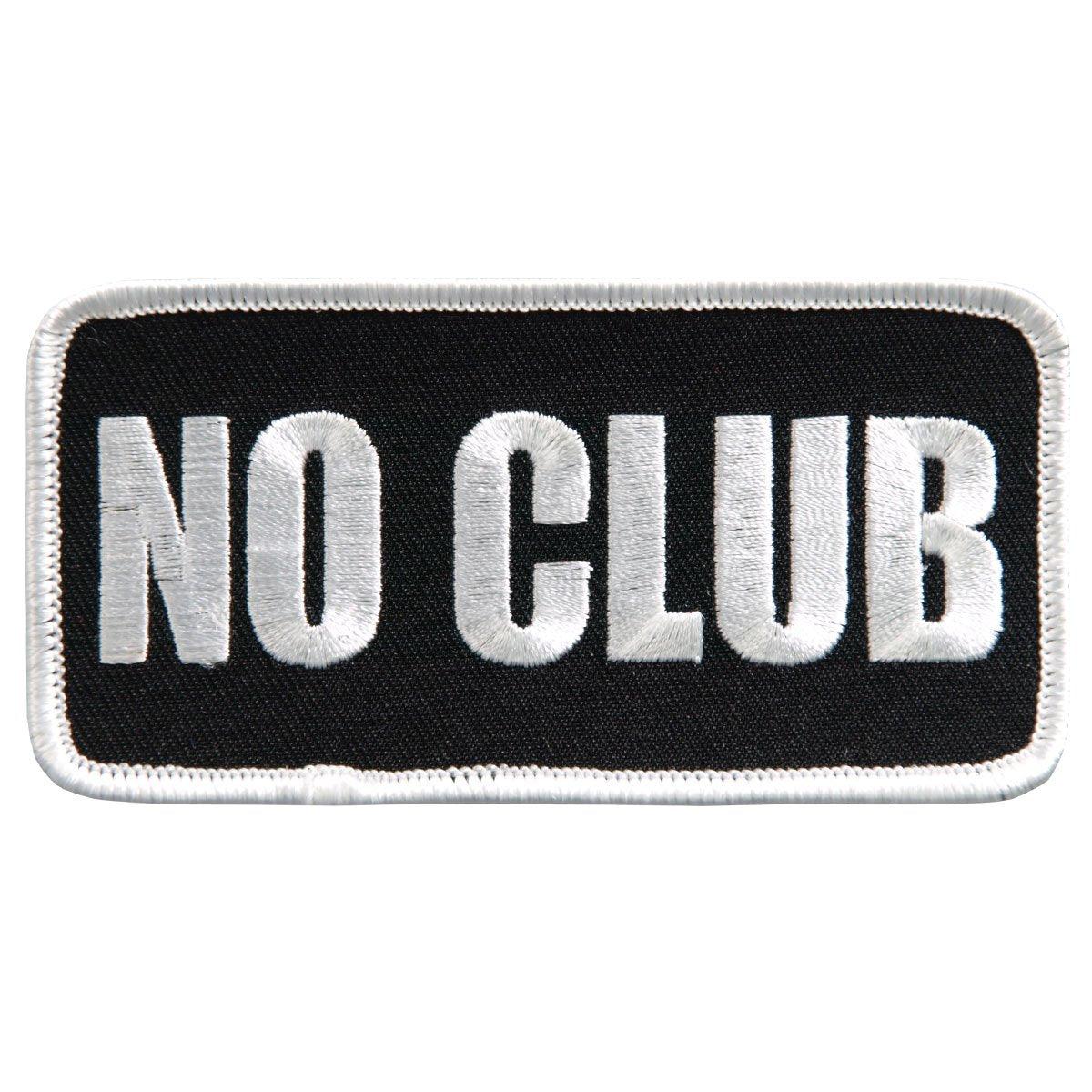 Hot Leathers 4" No Club Patch | American Legend Rider