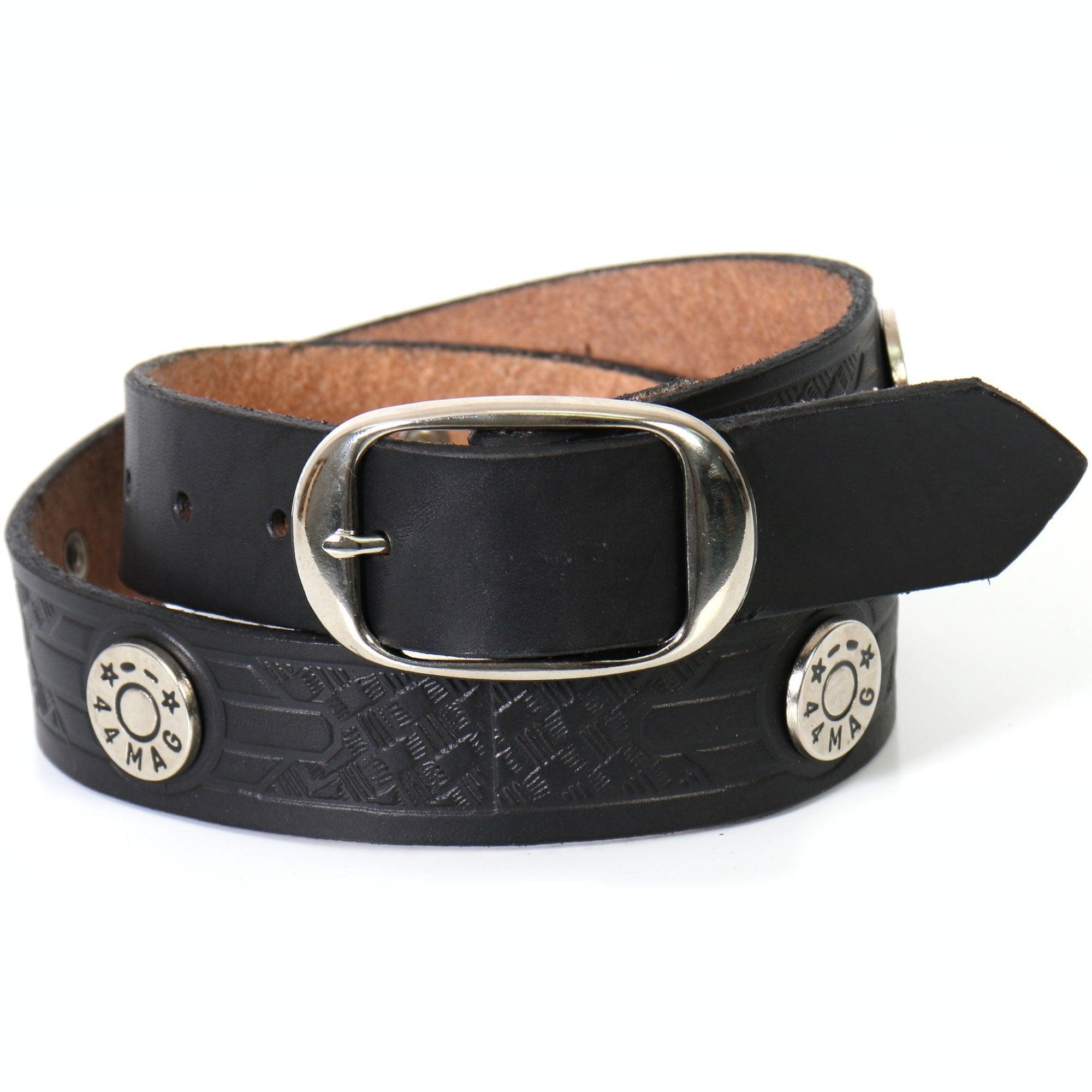 Hot Leathers 44 Mag Studded Leather Belt | American Legend Rider